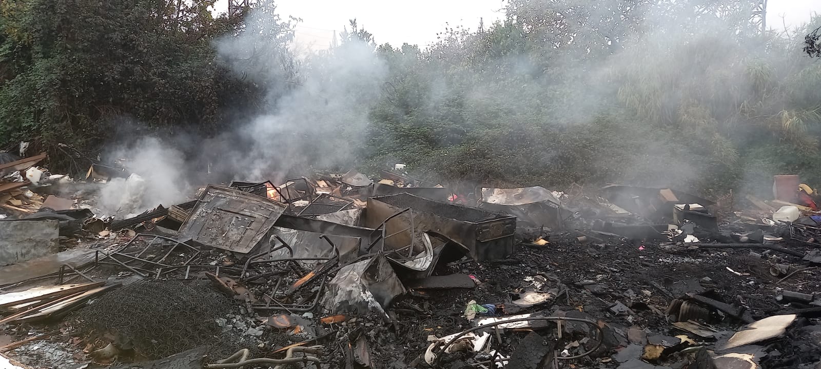 GUIDONIA - Rogo tossico al campo rom dell'Albuccione, 51enne in manette ...